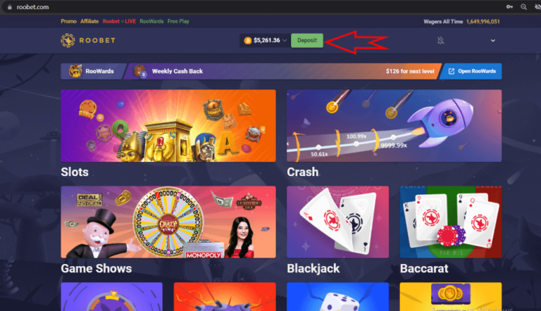 How to Deposit on Roobet - Silverhanna - Your Internet Assistant