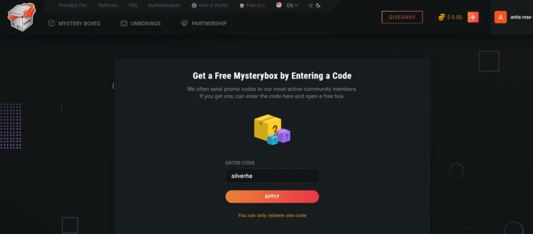 Lootie Free Box Codes November 2022